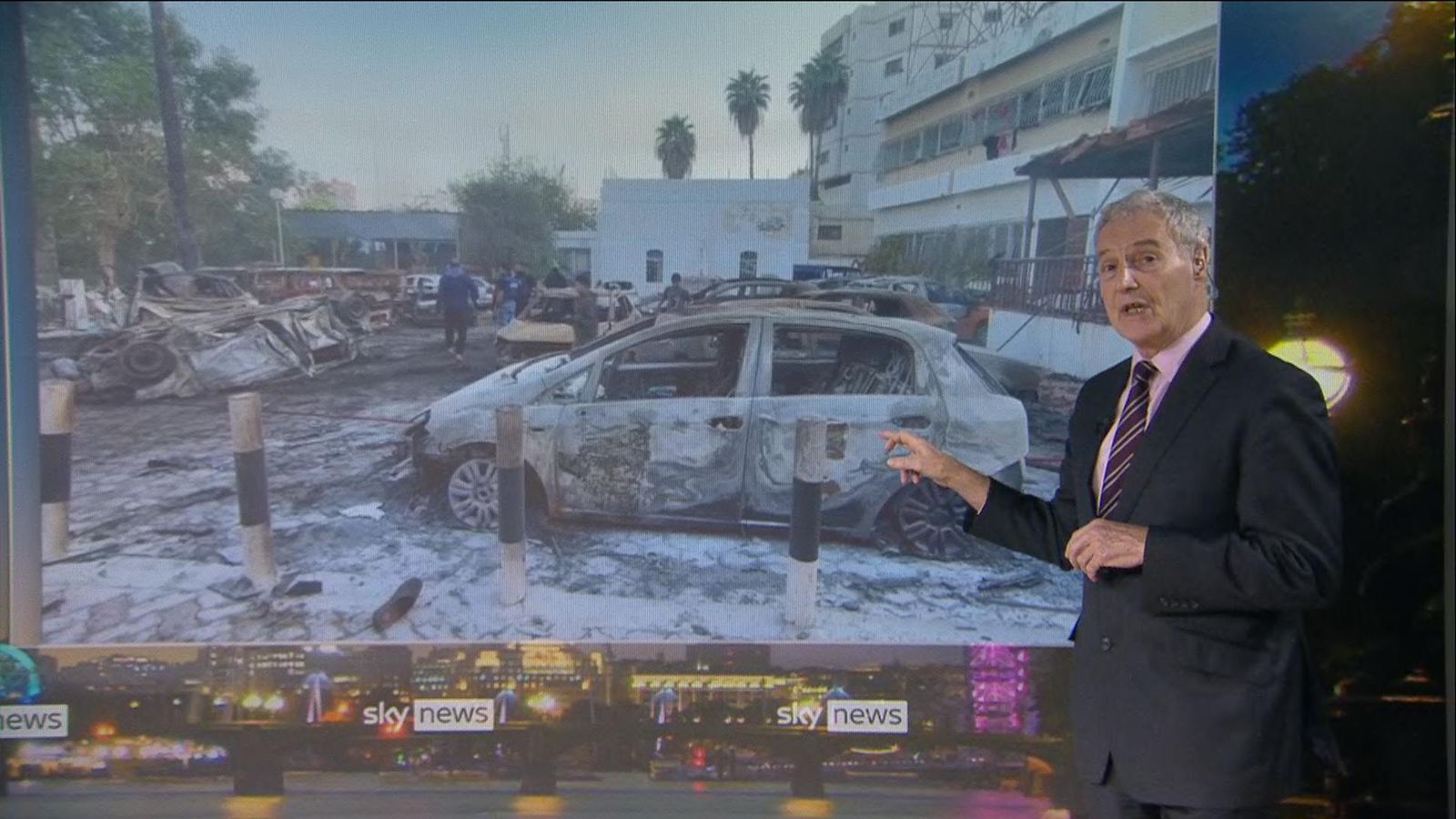 Israel-Hamas war: What do images from hospital blast aftermath tell us ...