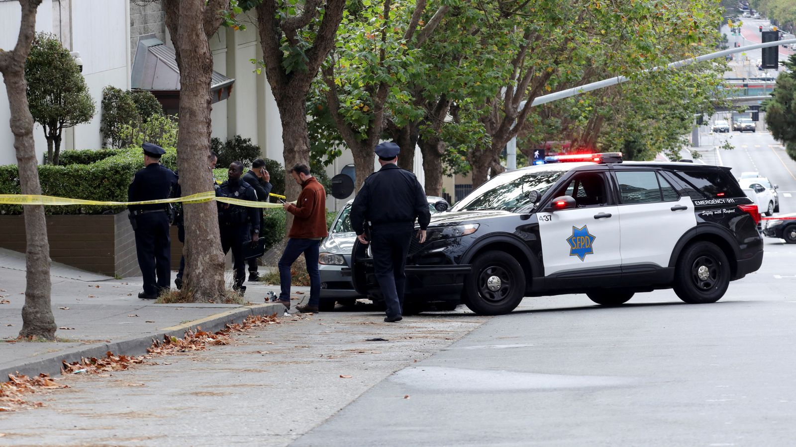 Man Shot Dead By Police After Crashing Car Into Chinese Consulate In