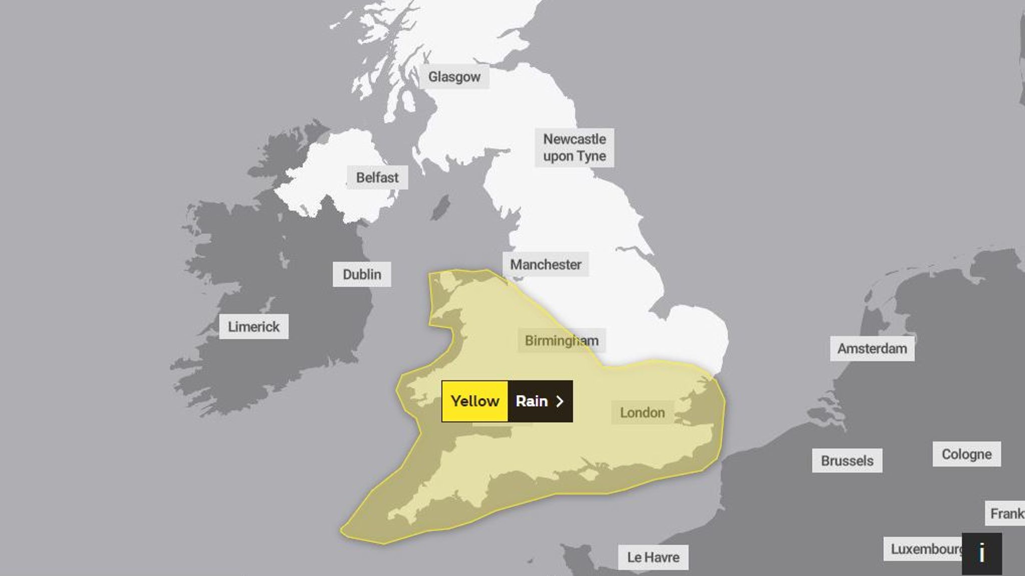 UK weather: First snow of winter and heavy rain on way as temperatures plunge below freezing in ...