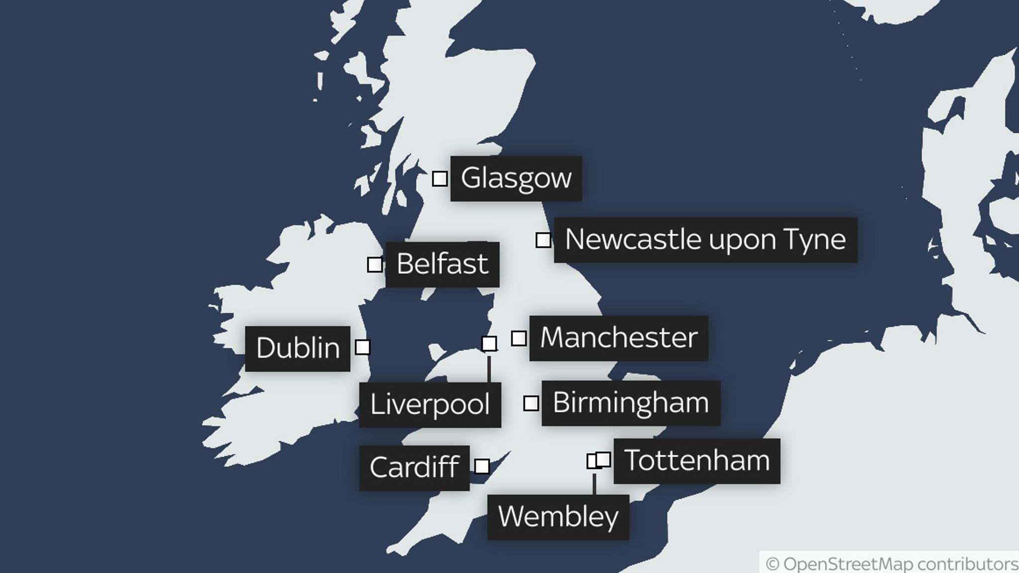 Euro 2028: UK and Ireland win bid to host football tournament - these ...