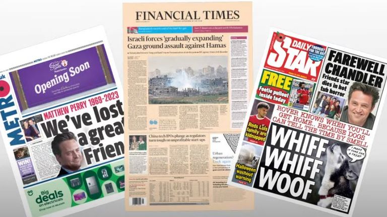 Press Preview: Monday's papers | News UK Video News | Sky News