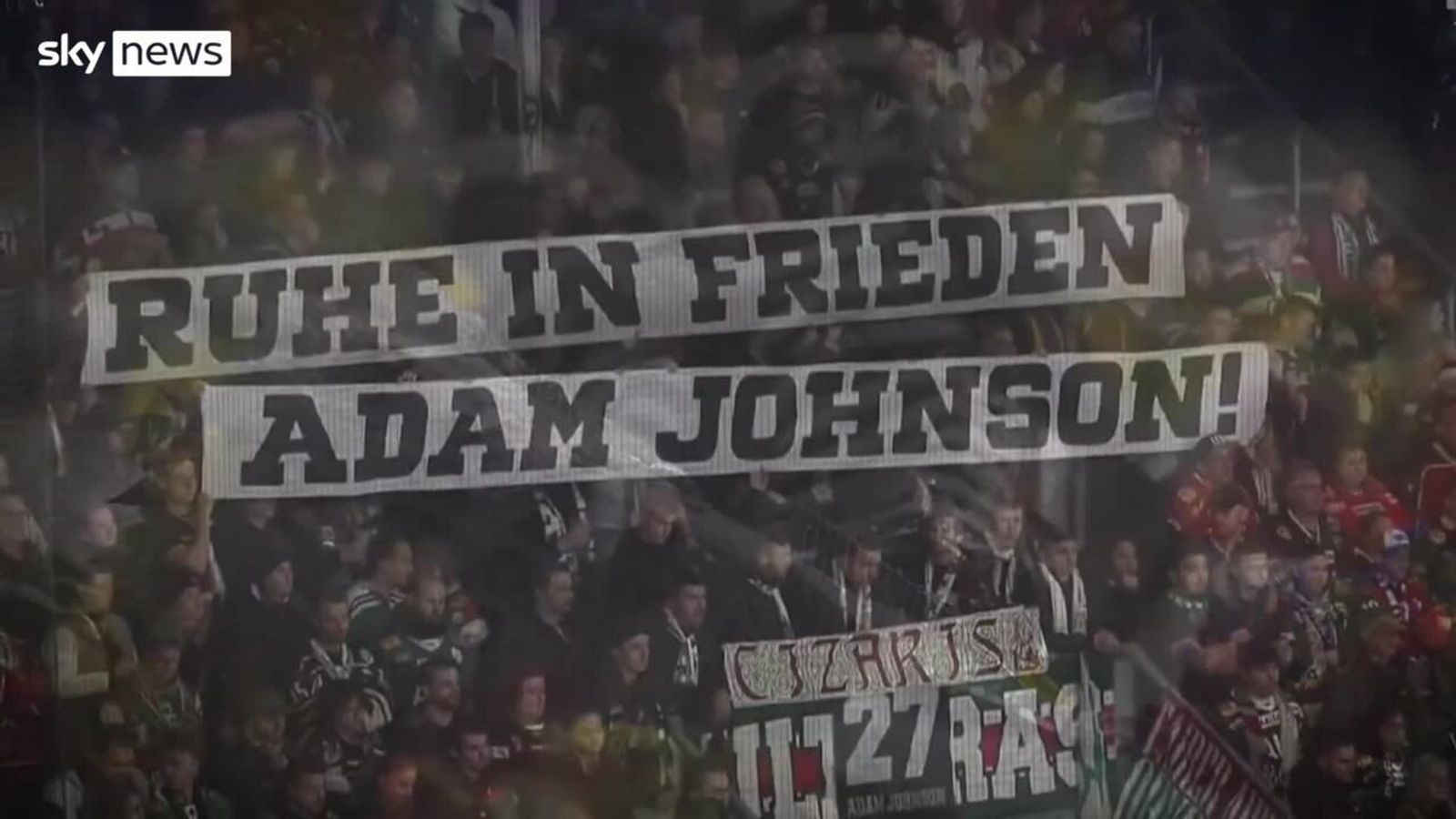 Nottingham Panthers release a tribute to Adam Johnson who died during a ...