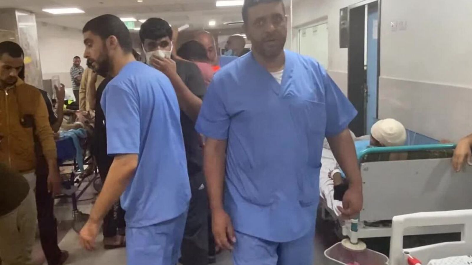 Al Shifa hospital's emergency department exceeds capacity in Gaza ...