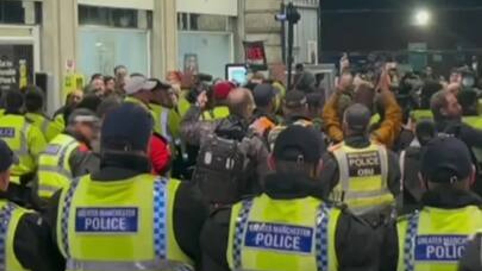 Sit-in protest takes place at Waterloo Station | News UK Video News ...