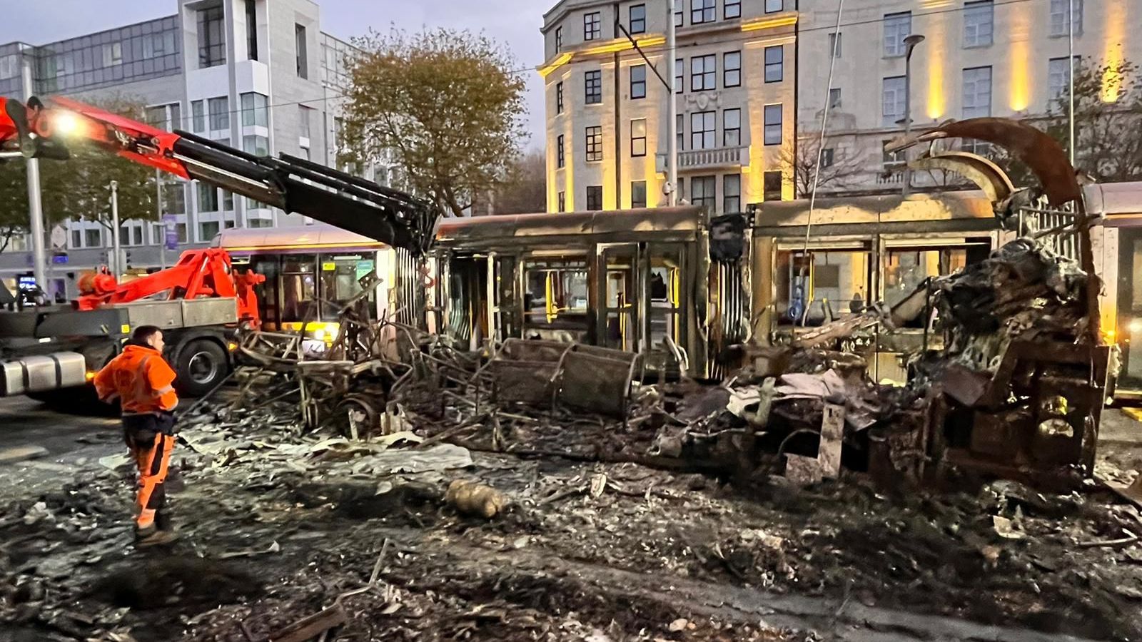 Dublin riots: 34 people arrested after violent protests in city ...