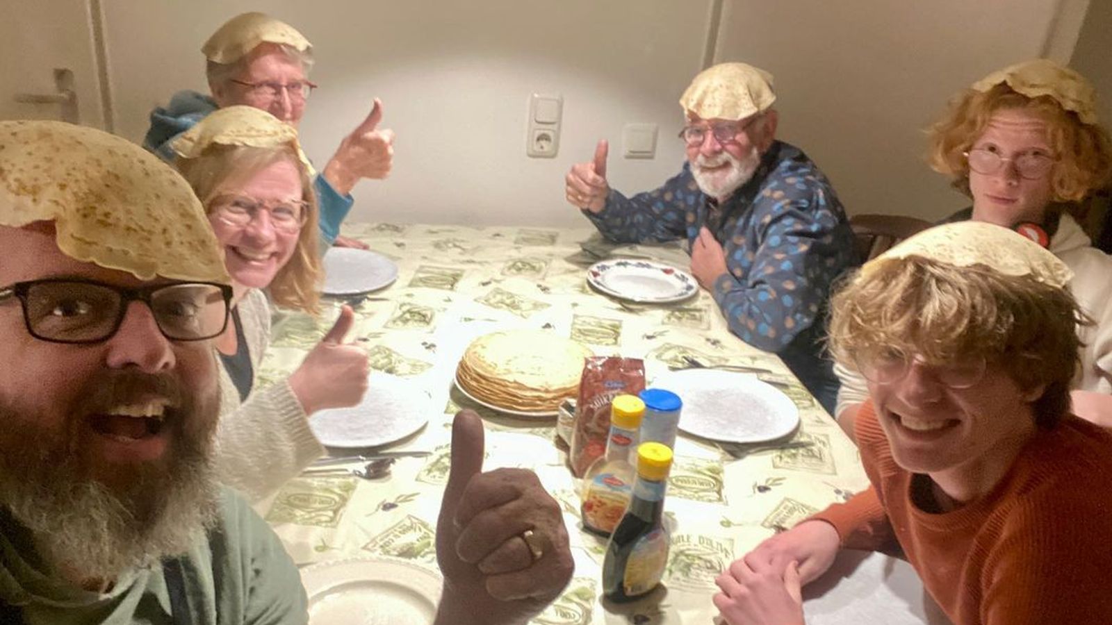Why are some Dutch people putting pancakes on their heads today ...