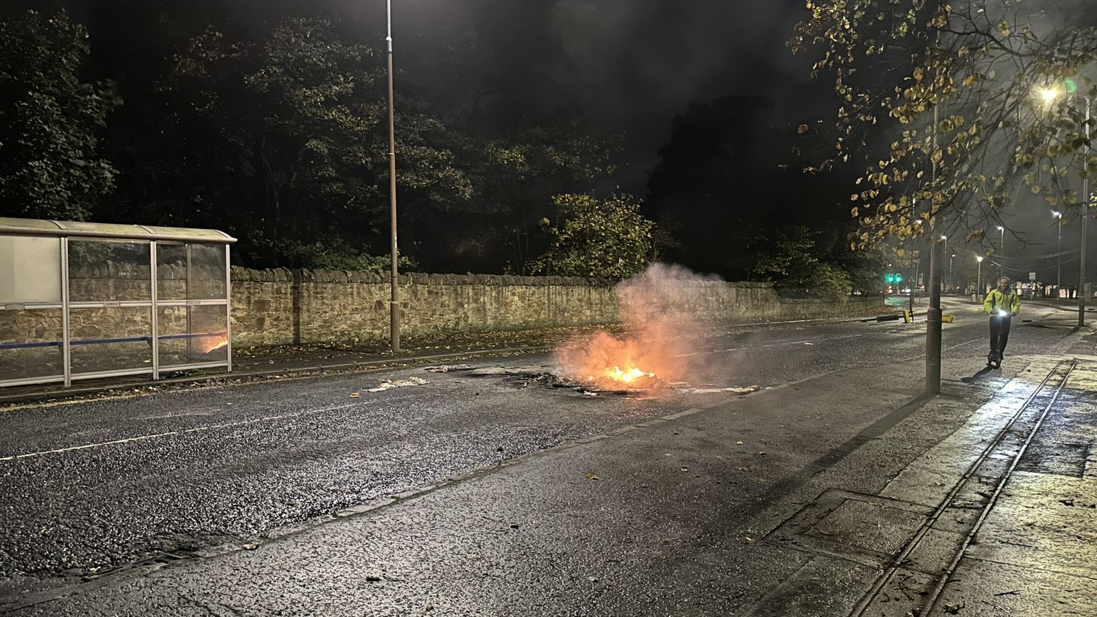 Two boys, 15, arrested for 'making petrol bombs' and firing fireworks ...