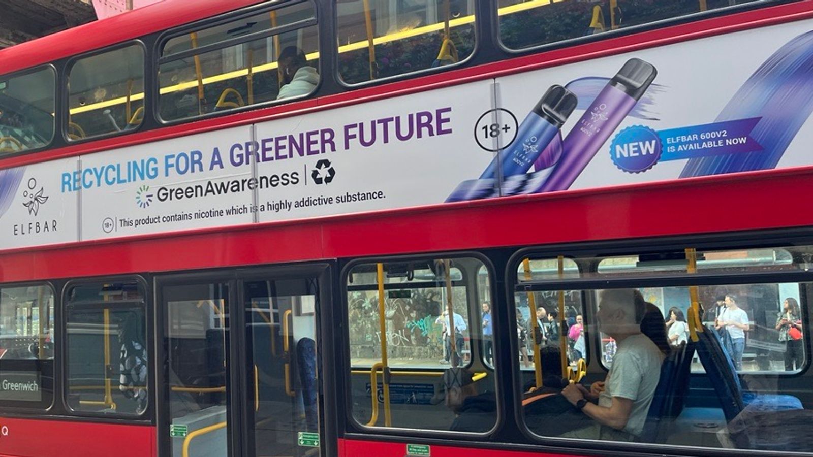 Elf Bar vape adverts banned over 'misleading' recycling claims | UK ...