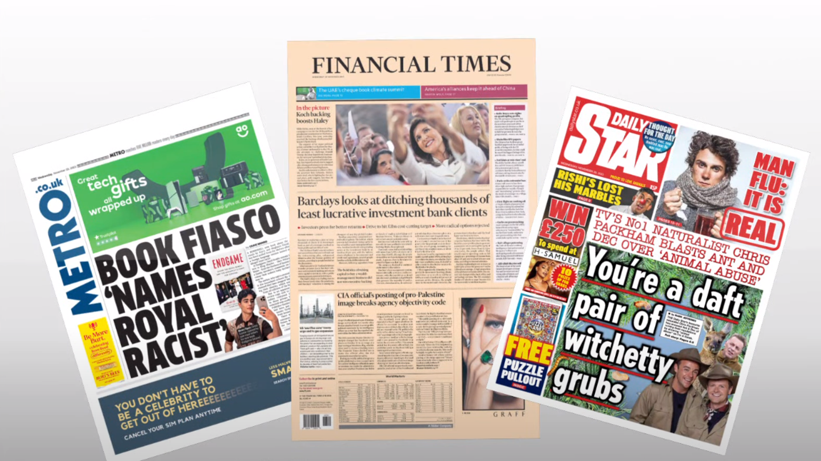 Press Preview: A first look at Wednesday's front pages | News UK Video ...