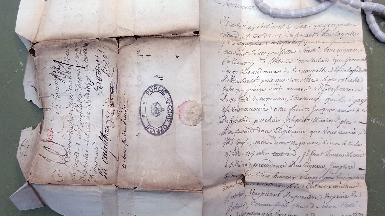 Love letters to French sailors confiscated by British 265 years ago ...