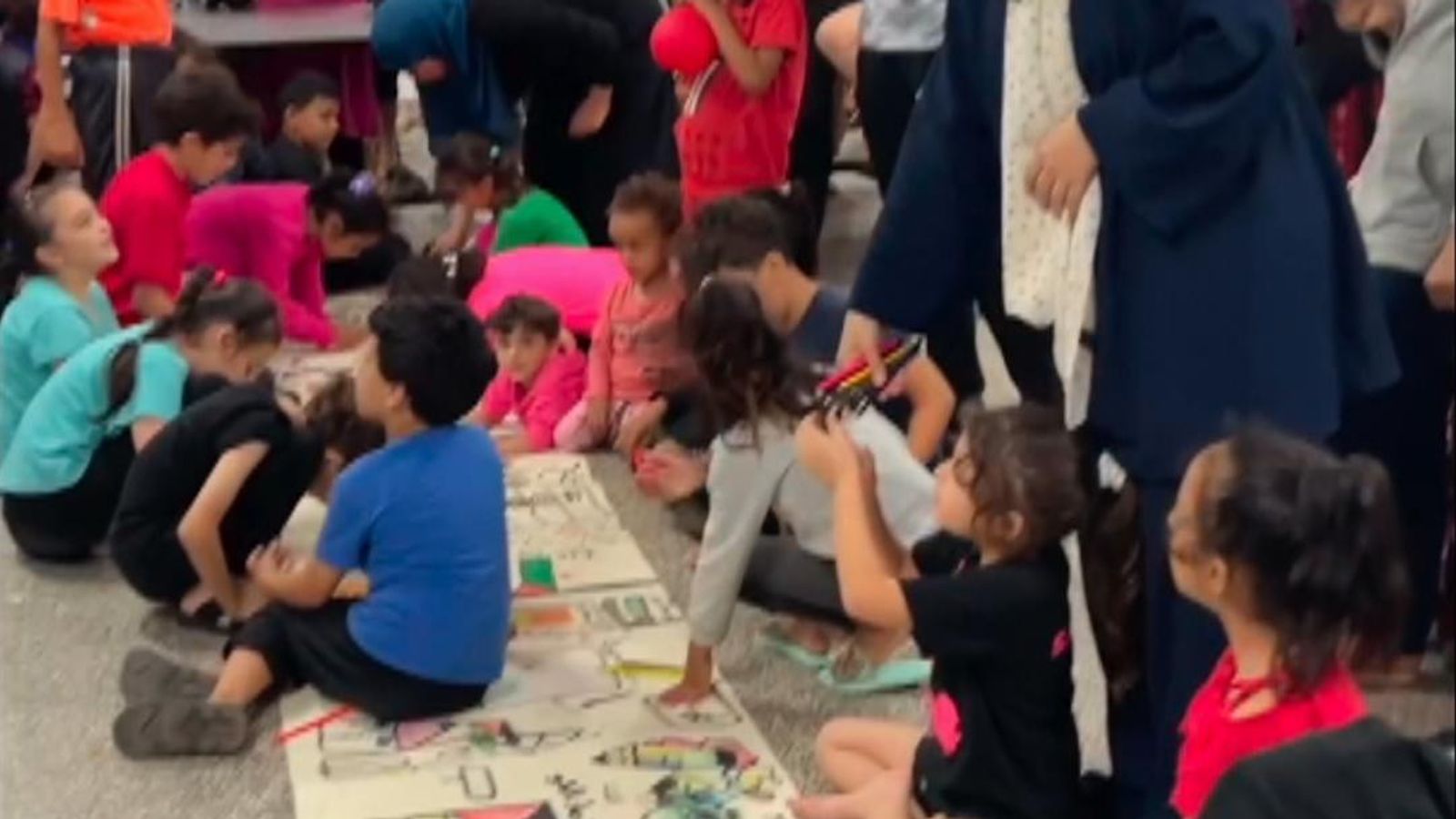 Israel-Hamas war: Footage shows children in Gaza distracting themselves ...