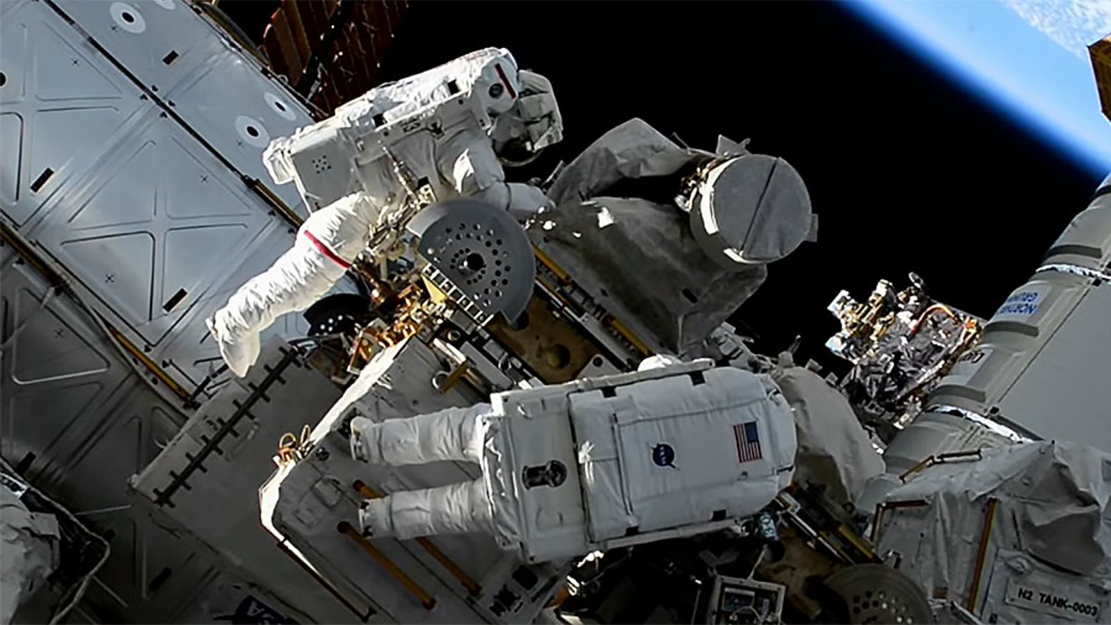 Astronauts accidentally drop toolbox during space walk - and you could ...