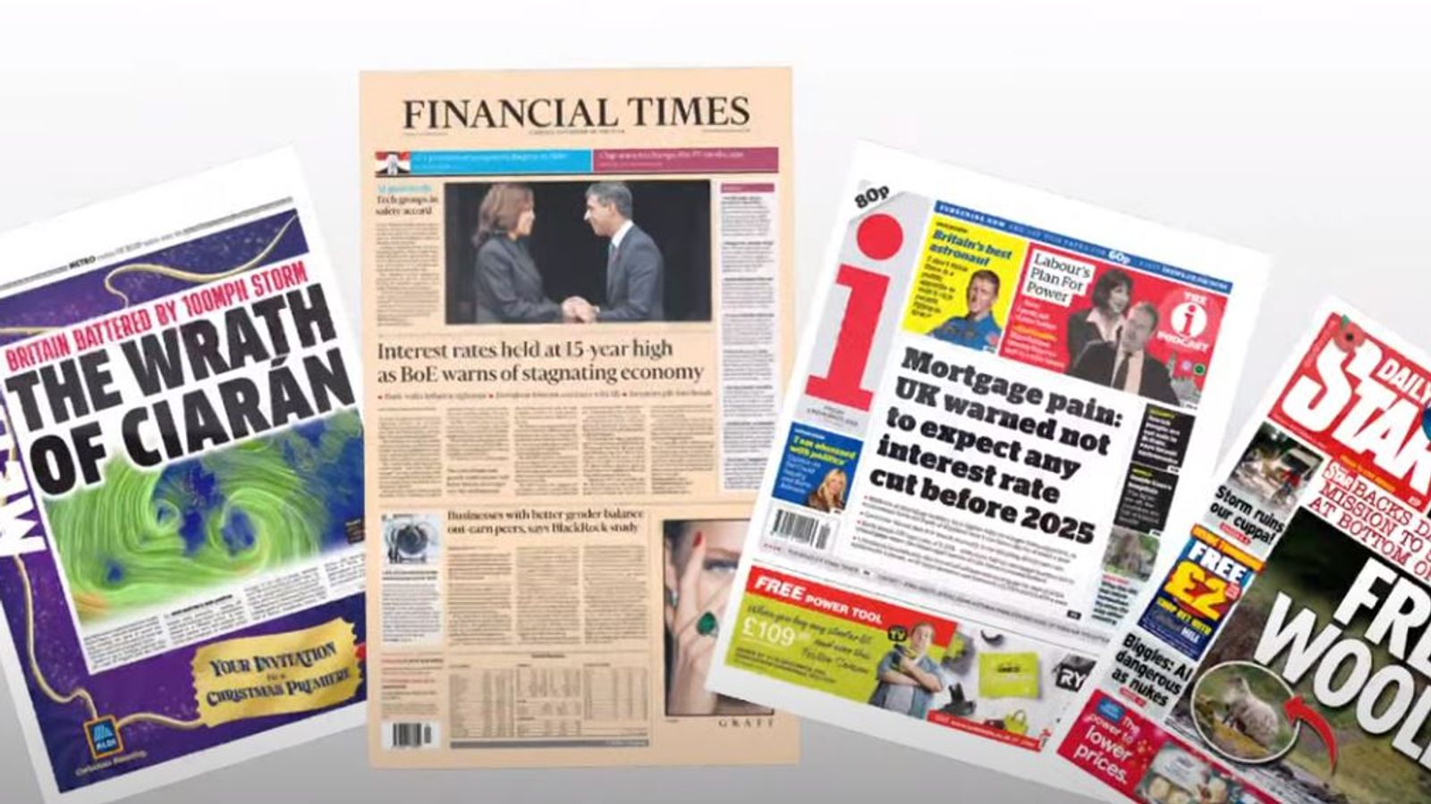 Press Preview: Friday's front pages with Sky's Gillian Joseph plus ...