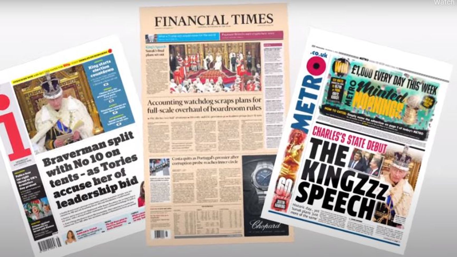 Press Preview: Wednesday's papers | News UK Video News | Sky News