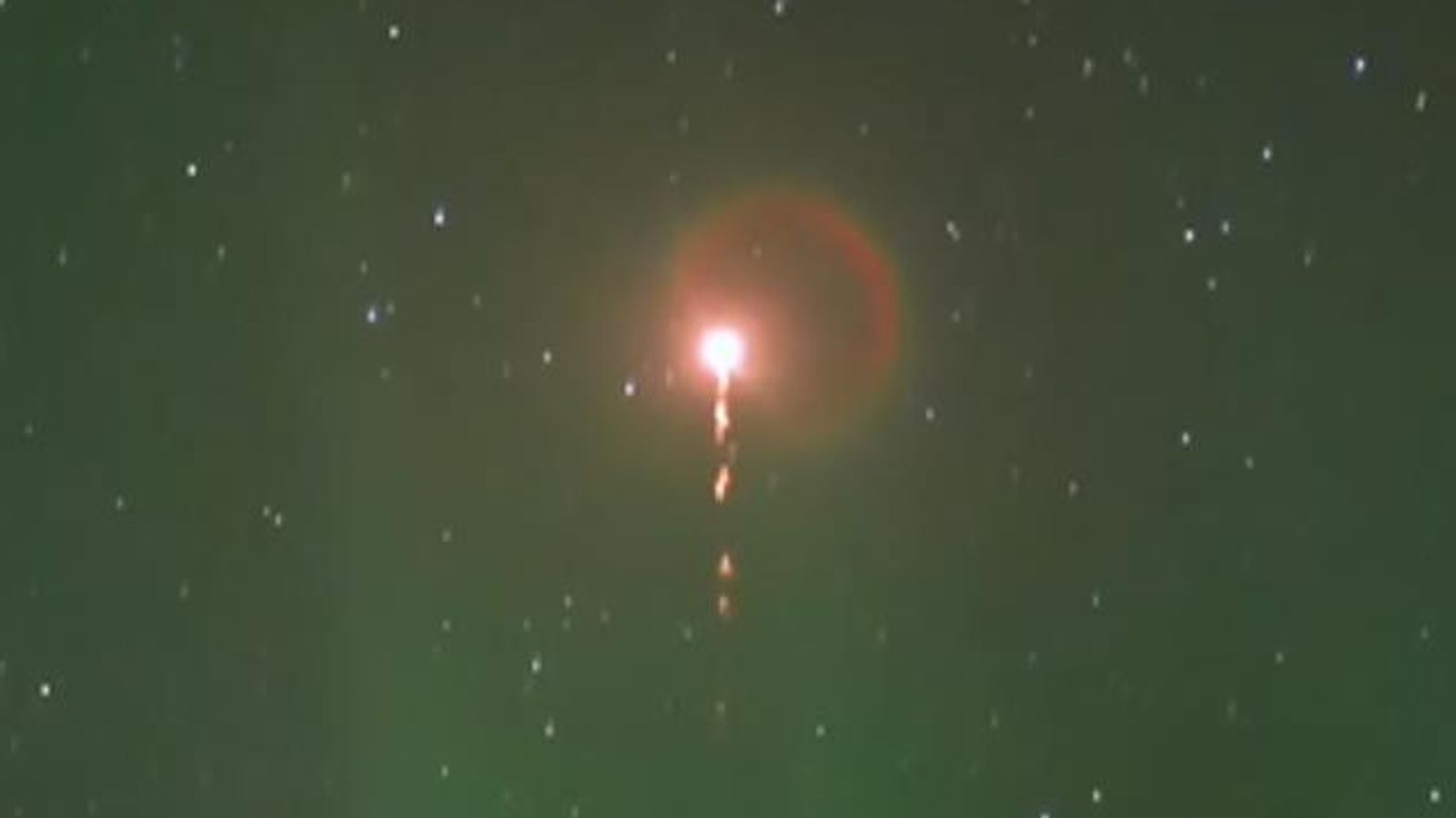 NASA launches a rocket into the night sky during an aurora | World News ...