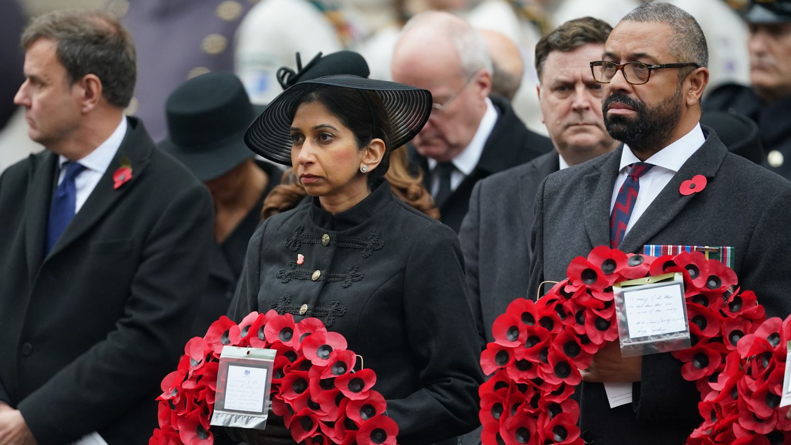 King leads Remembrance Day service at Cenotaph | UK News | Sky News