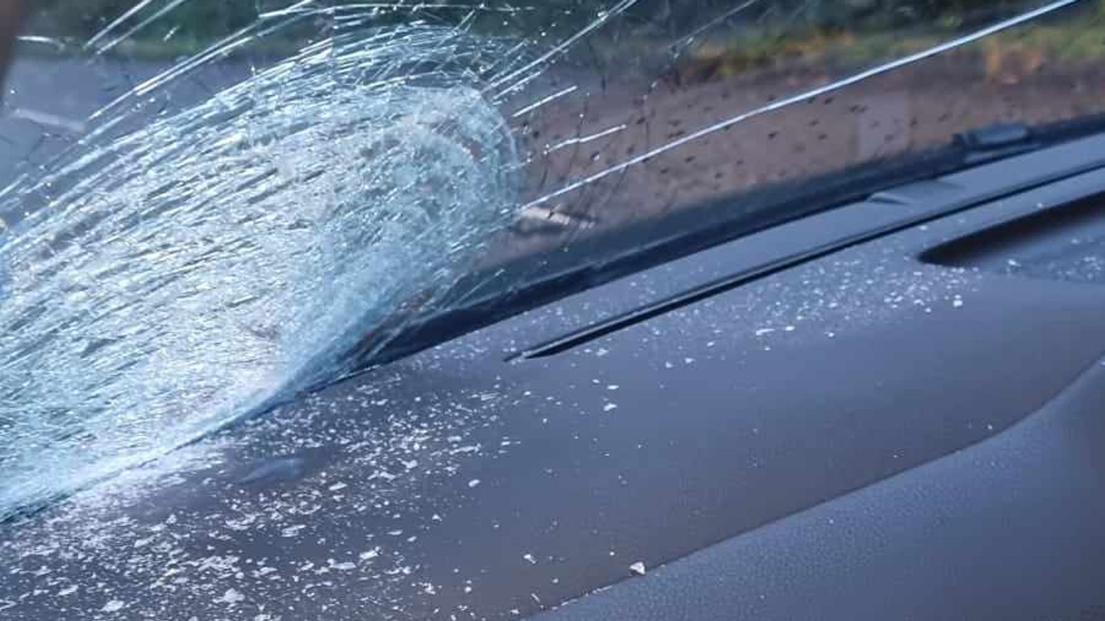 Cars hit by 'bricks and patio slabs' in spate of incidents on same ...