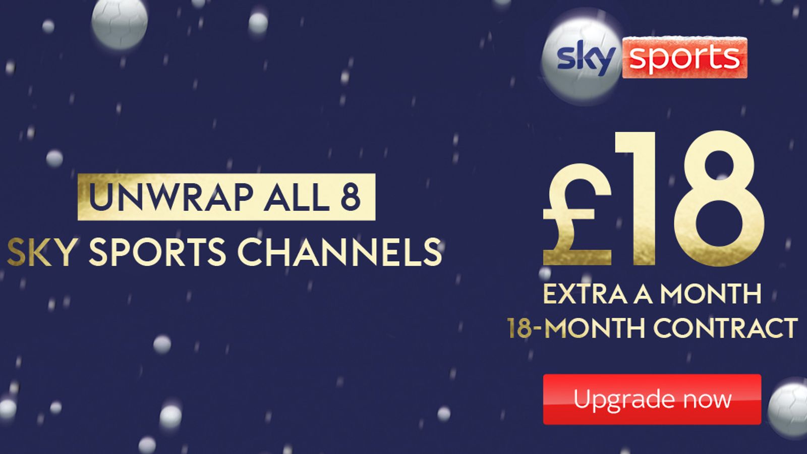 Unwrap all 8 Sky Sports channels and the gift of sport, with over 60 ...