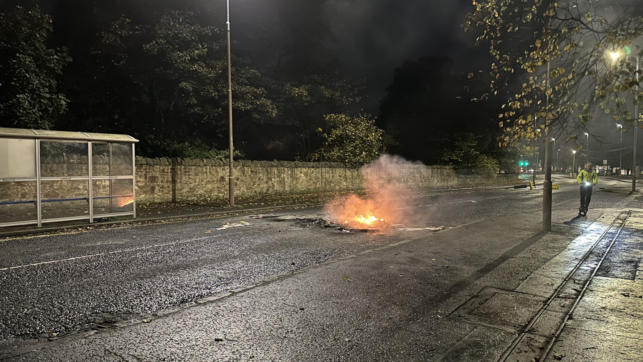 Two boys, 15, arrested for 'making petrol bombs' and firing fireworks ...
