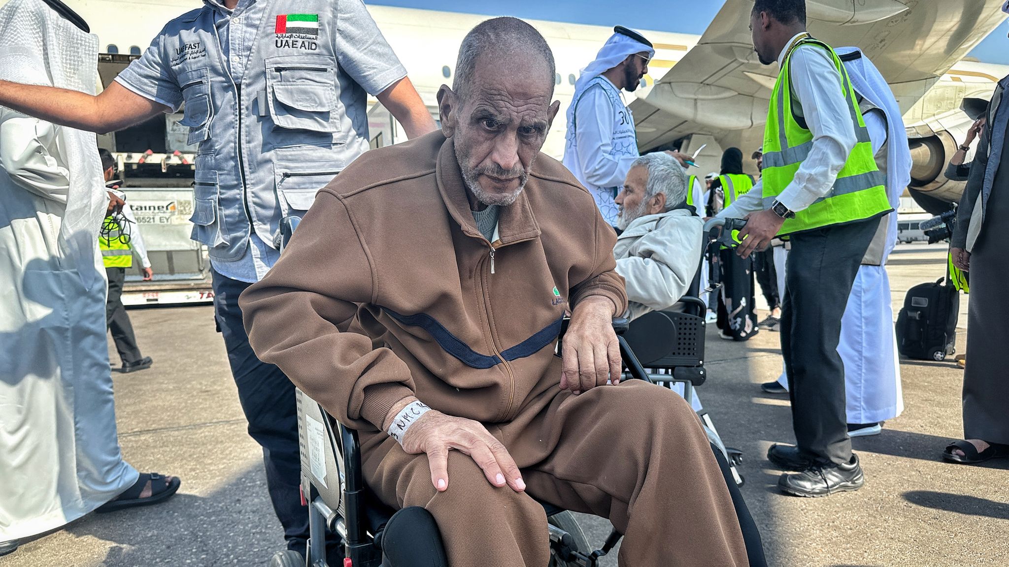 Cancer patients and children evacuated from 'catastrophic' Gaza war ...