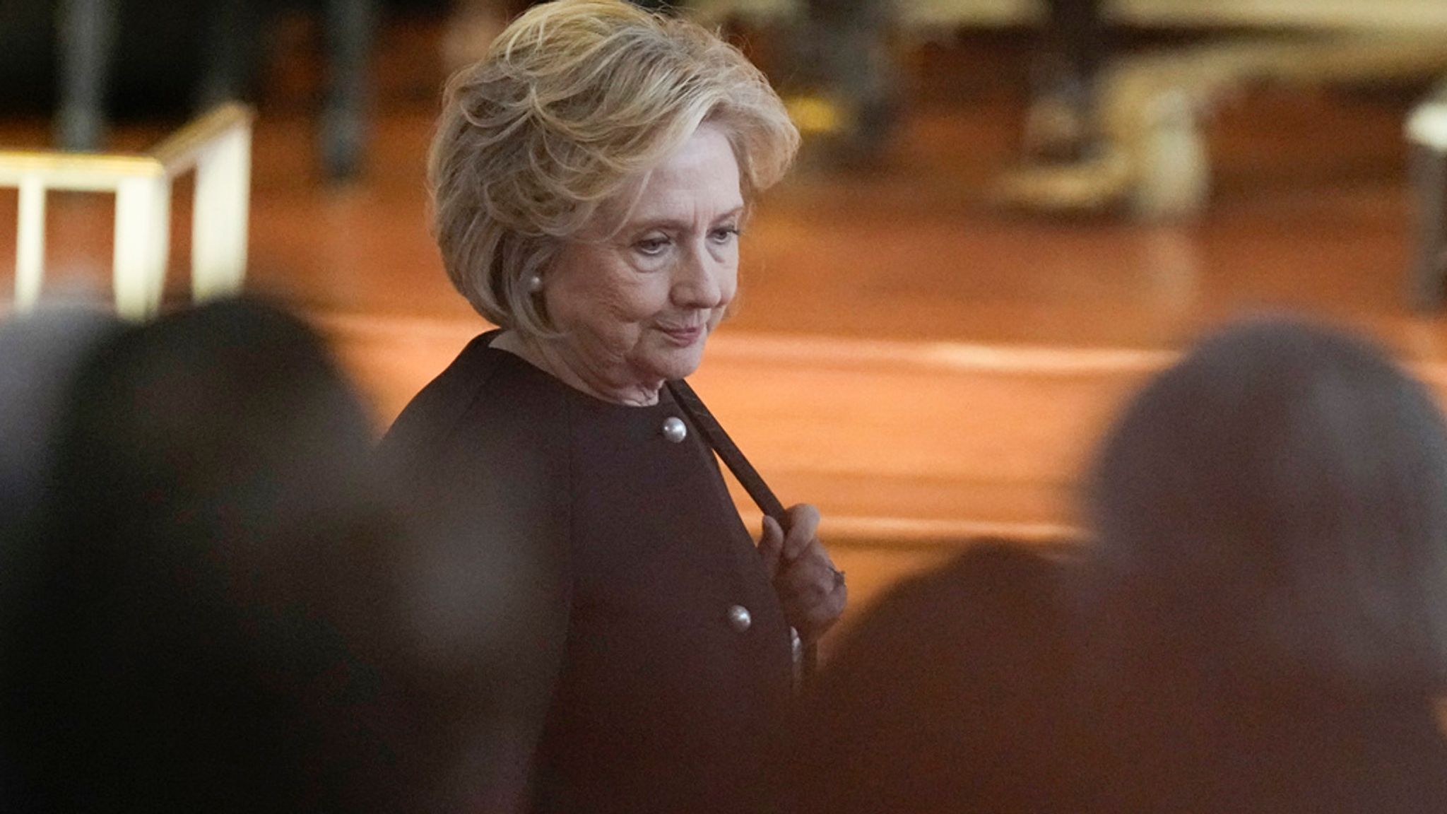 Former US president Jimmy Carter attends memorial service for late wife ...