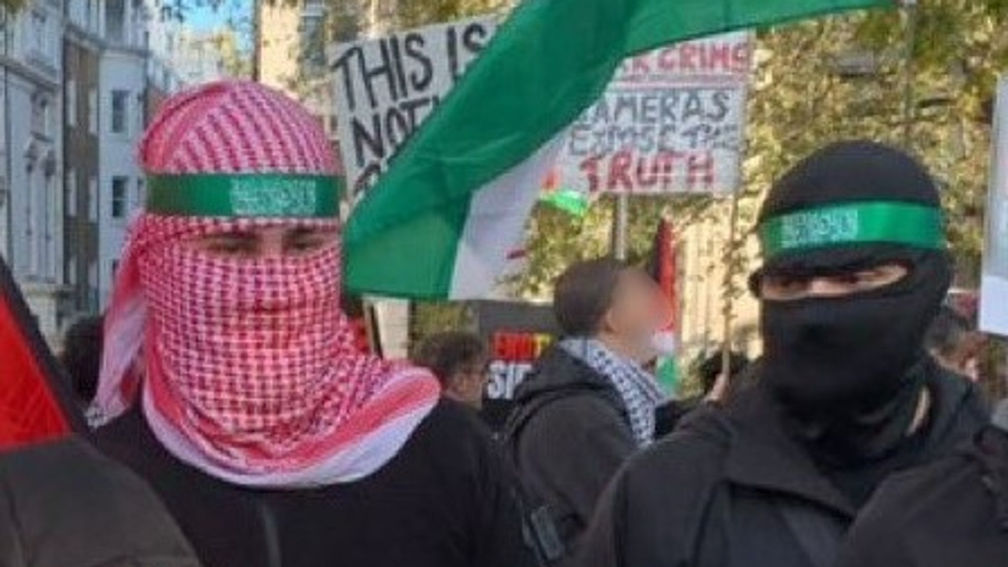 Met appeals for help identifying protesters holding 'hate crime ...