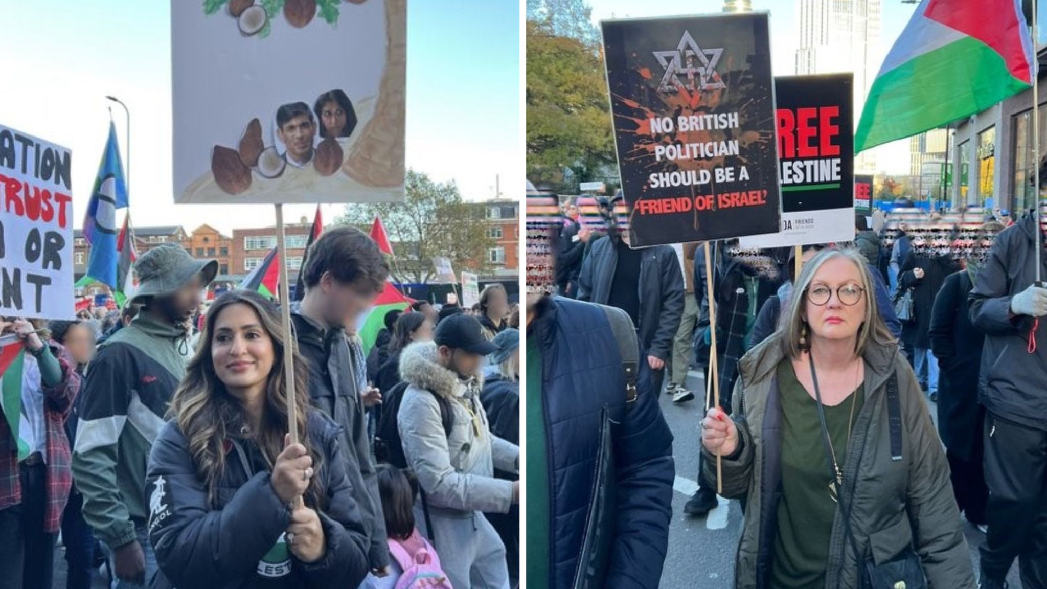 Met appeals for help identifying protesters holding 'hate crime ...