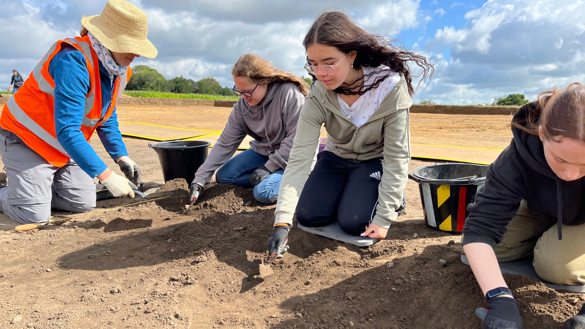 'Possible temple' from 1,400 years ago uncovered by archaeologists near ...