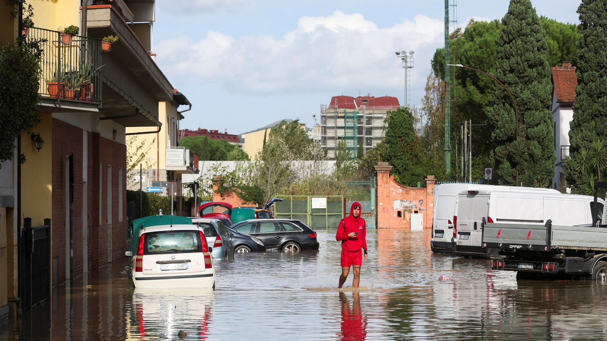 Five killed and cars washed away in Italy as Storm Ciaran sweeps across ...