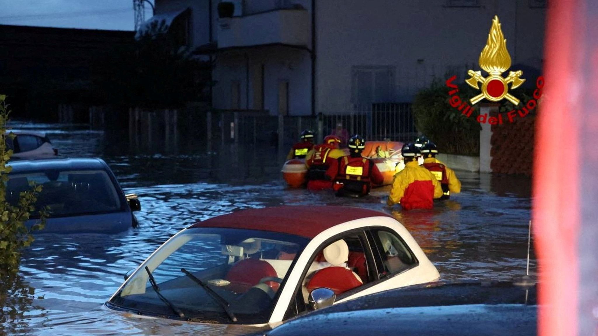 Five killed and cars washed away in Italy as Storm Ciaran sweeps across ...