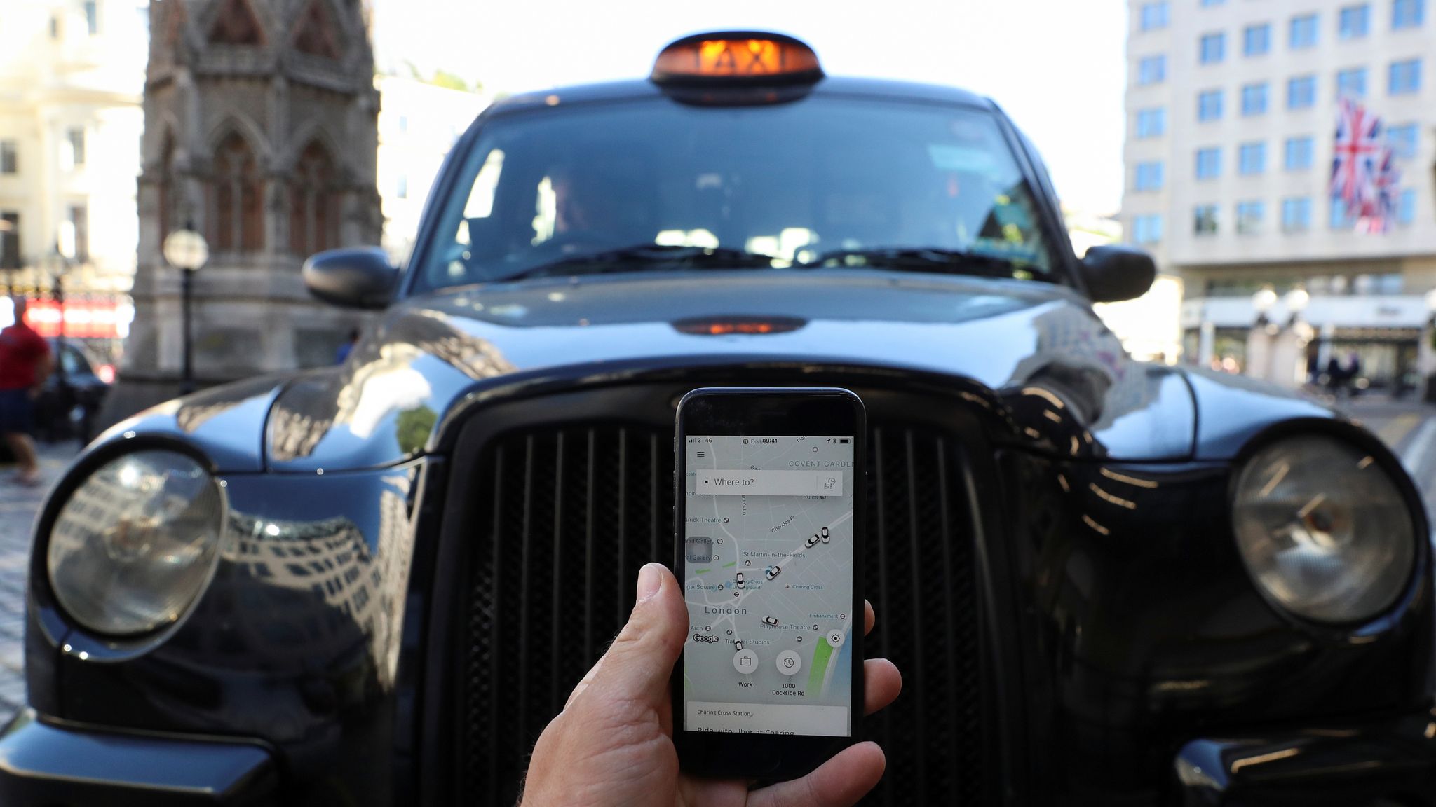 Uber to offer partnership with black cab drivers in London | UK News ...