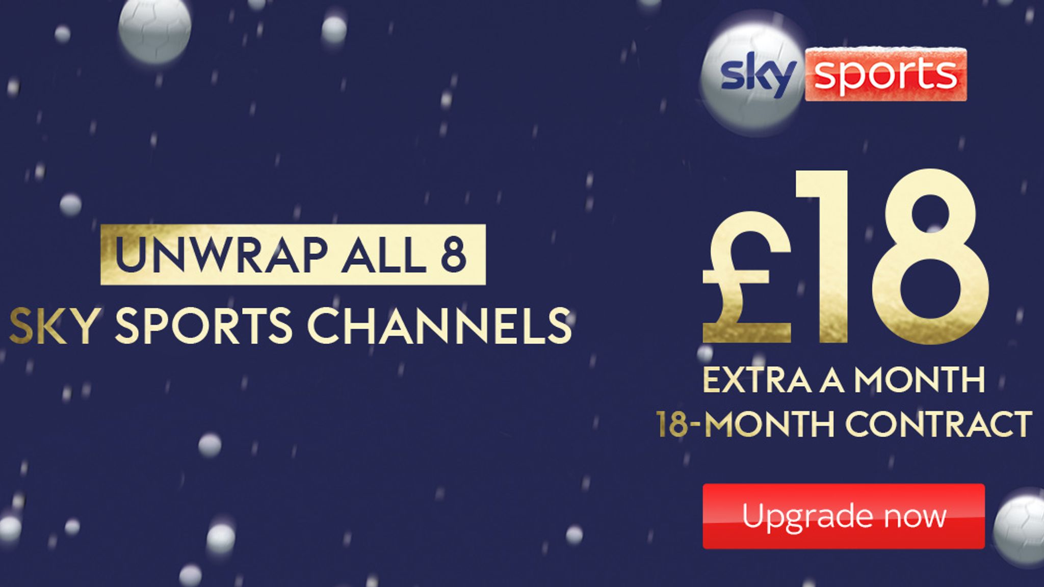 Unwrap all 8 Sky Sports channels and the gift of sport, with over 60 ...