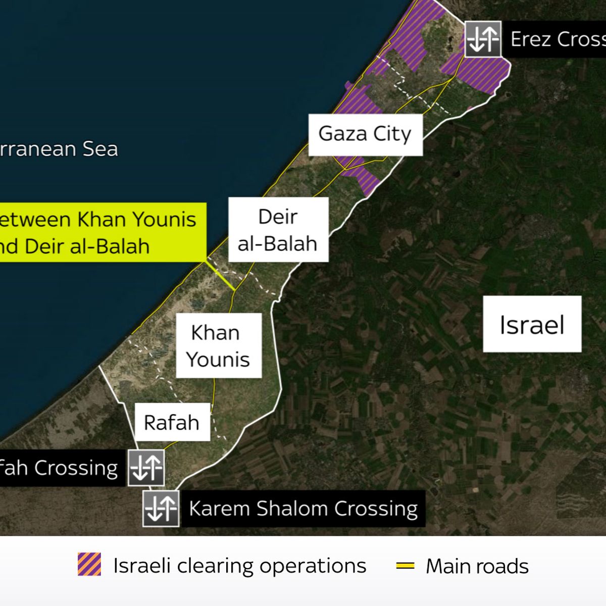 Israel expands ground offensive to entire Gaza Strip - 'dividing it ...