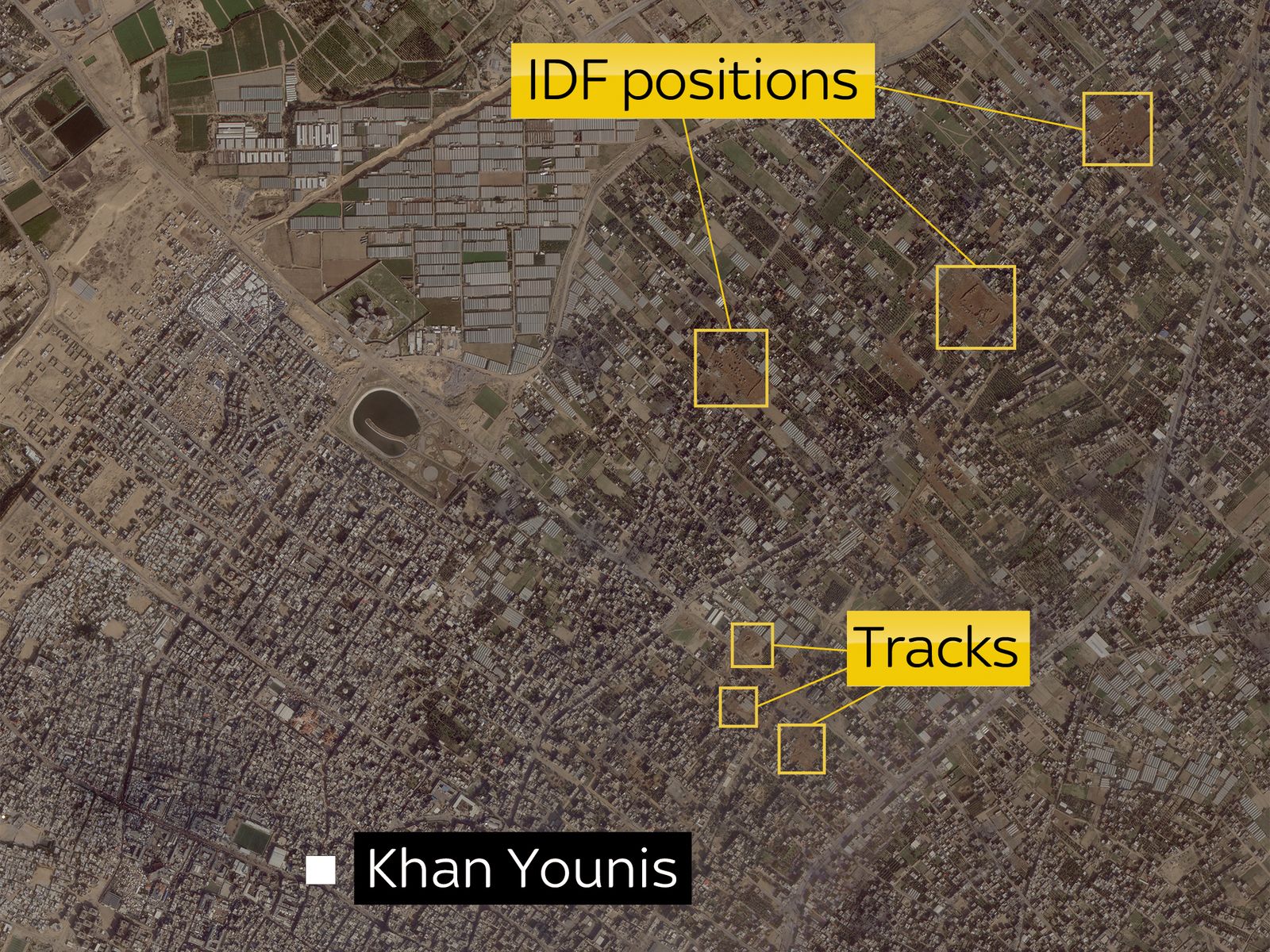 Satellite images show how far Israel's ground forces have reached inside southern Gaza | World ...