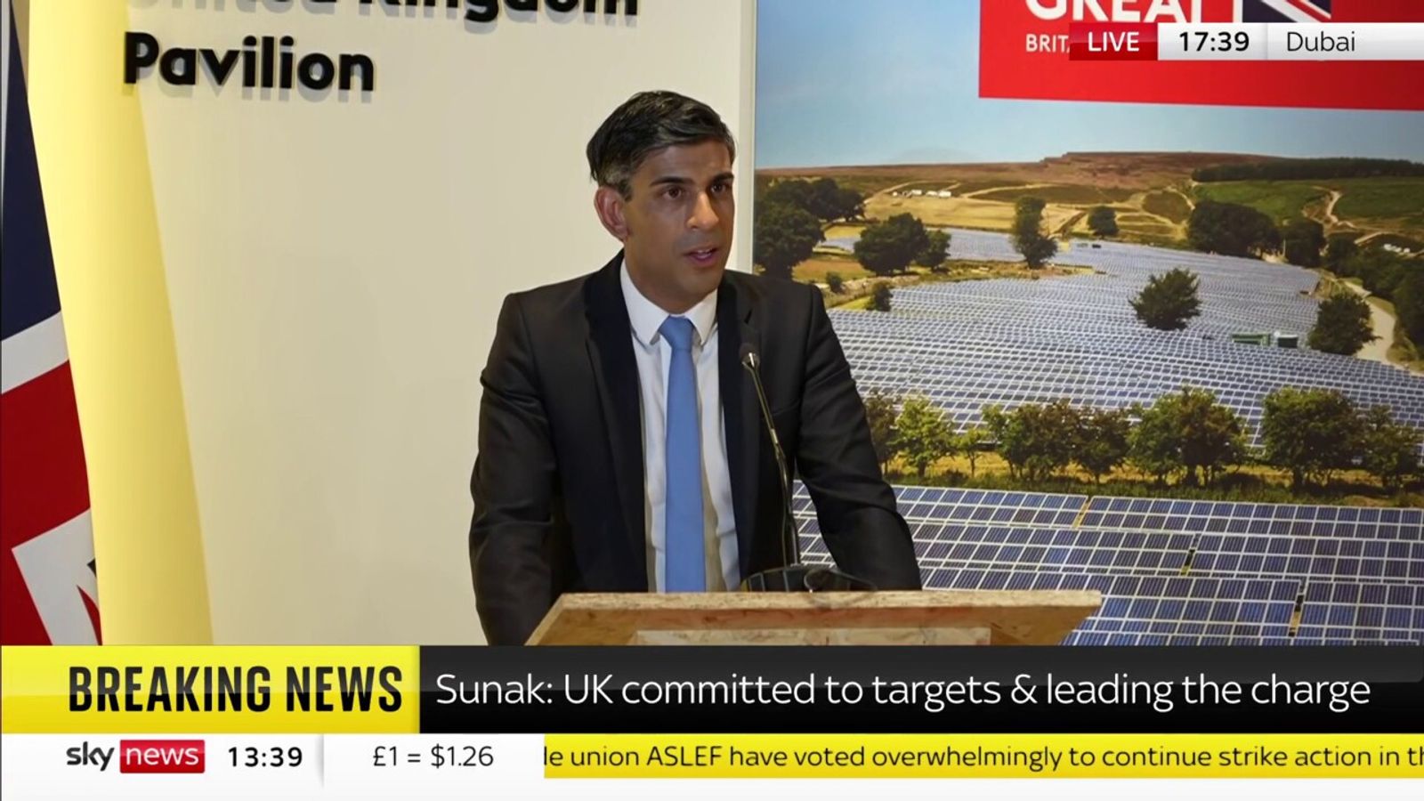 COP28: PM's new £1.6bn climate pledge | World News | Sky News