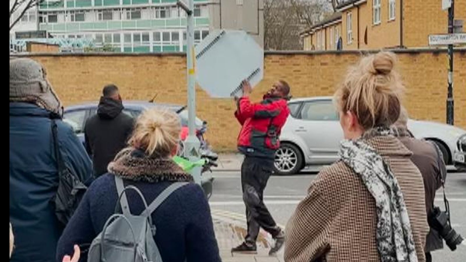 Banksy artwork taken from street in Peckham, London, by unknown man ...