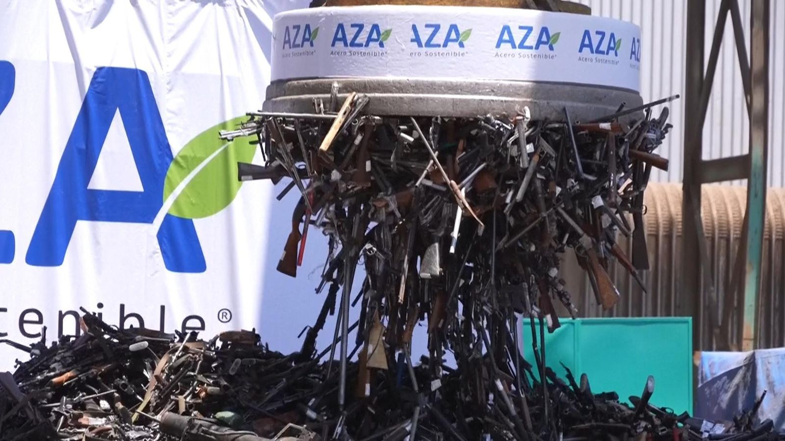 Chile destroys 25,000 guns to stop them falling into hands of criminal ...