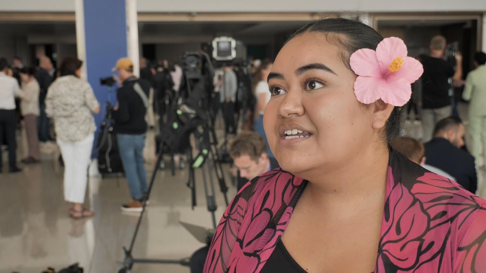 COP28: Pacific Islands climate activist laments lack of progress | Sky News
