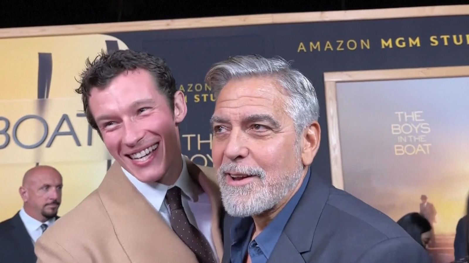 George Clooney admits that actors lie as he jokes with Callum Turner ...