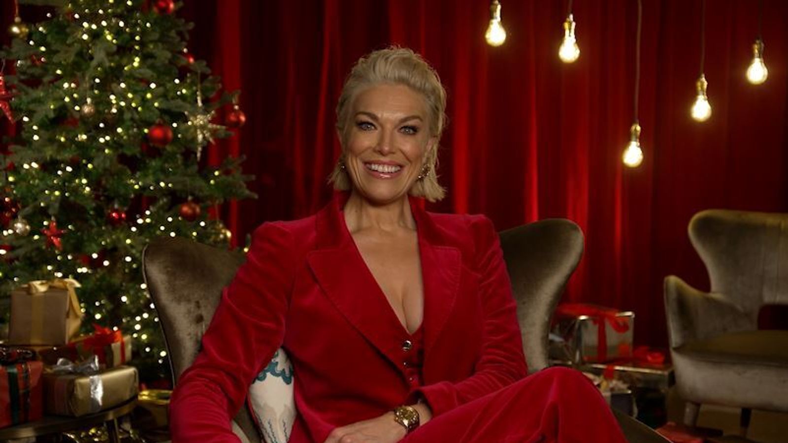 Hannah Waddingham on her Christmas special | Ents & Arts News | Sky News