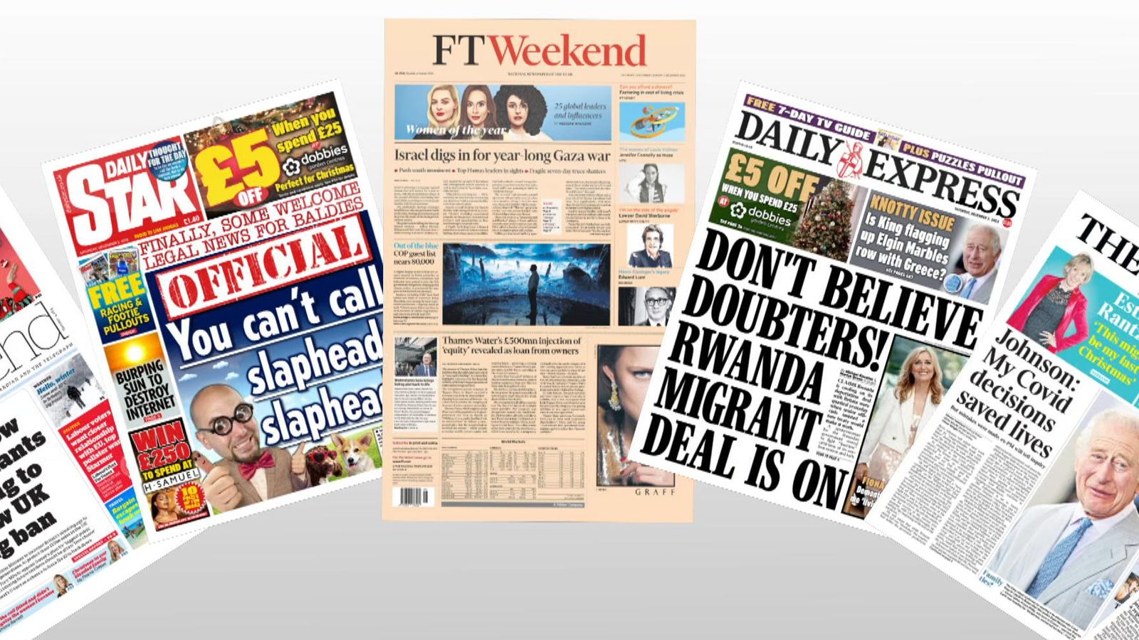 Saturday's national newspaper front pages | UK News | Sky News