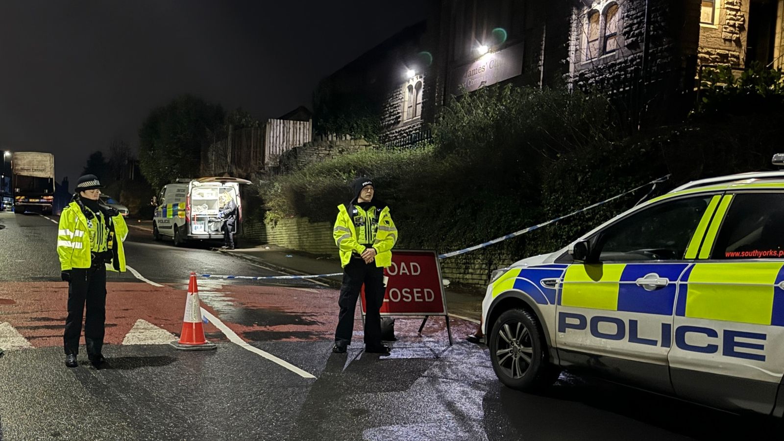 Man, 46, dies and several injured after car hits crowd of people in ...