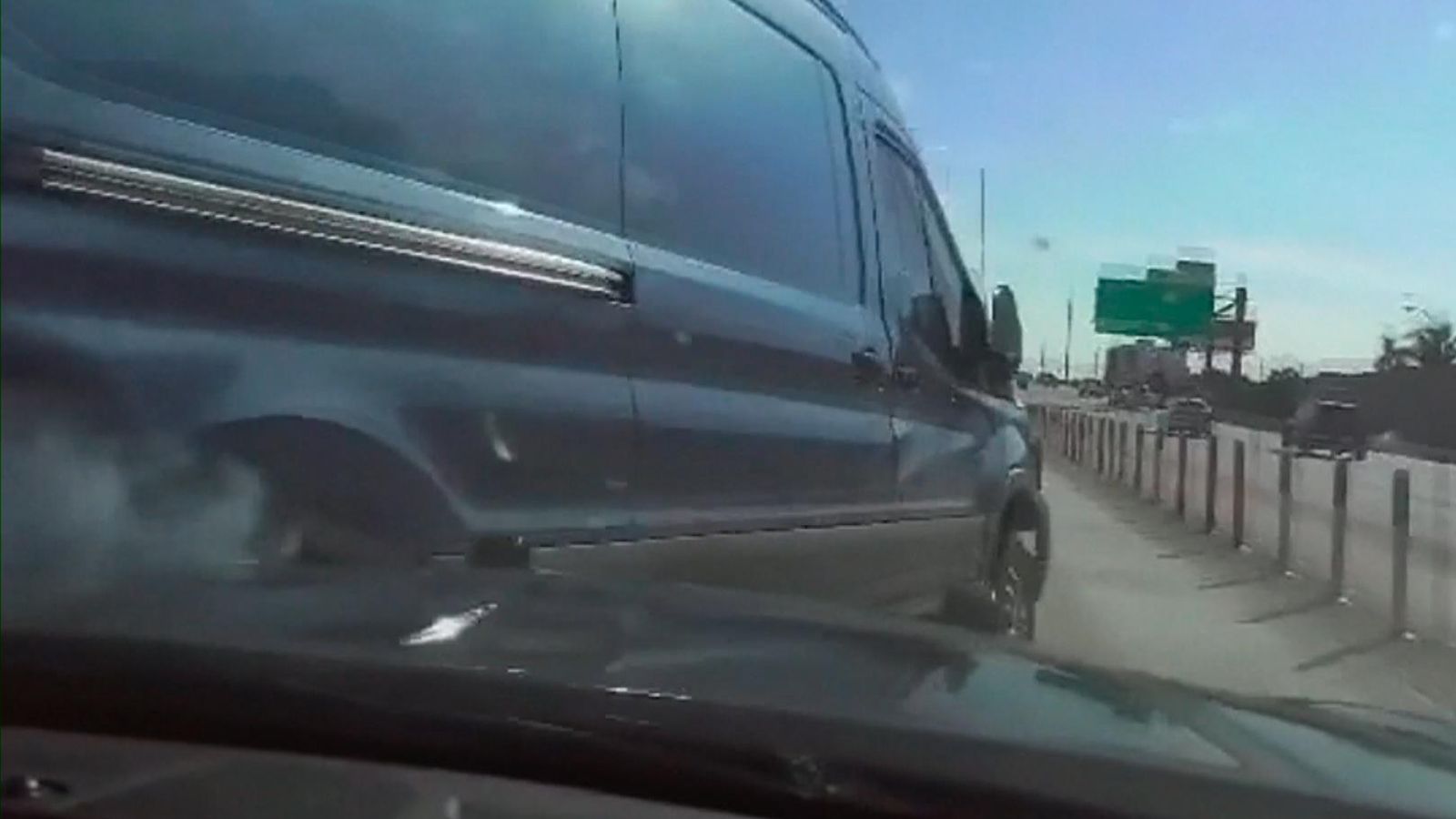 Cops ram stolen Amazon van four times unsuccessfully before eventually ...