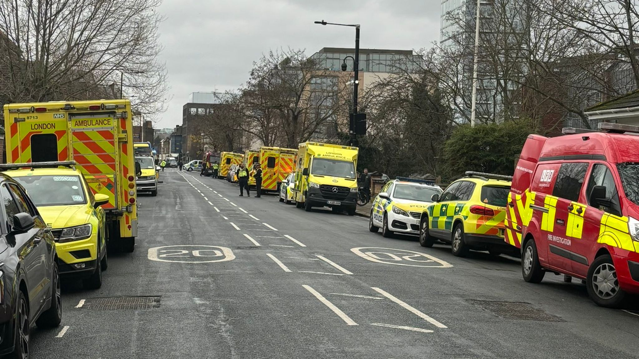Ten fire engines and 70 firefighters tackle suspected arson attack at ...