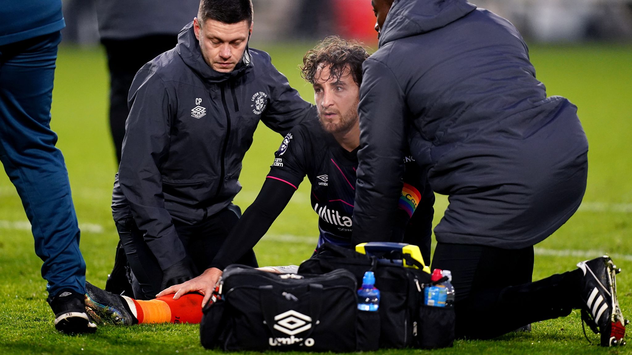 Tom Lockyer: Premier League game called off as Luton Town captain ...