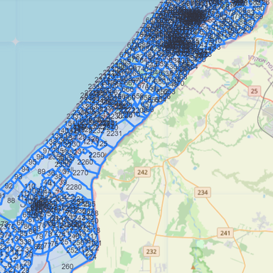 Israel releases map 'advising Gazans of safe evacuation zones' as it ...