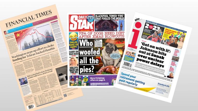 Press Preview: Friday's papers | News UK Video News | Sky News