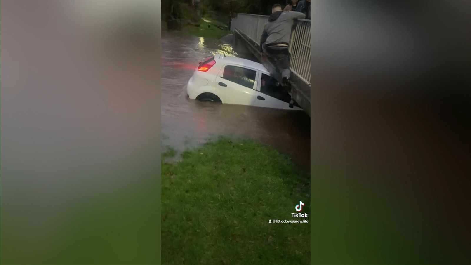 Storm Henk: Local 'hero' rescues trapped driver and toddler in river ...