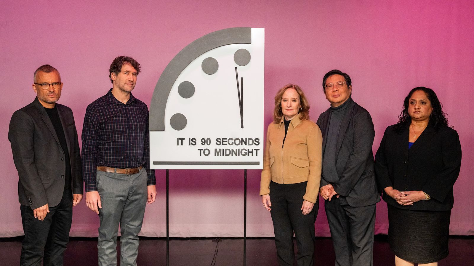 Doomsday Clock Set At 90 Seconds To Midnight Amid Threats Of War Doomsday Clock Set At 90 Seconds To Midnight Amid Threats Of War