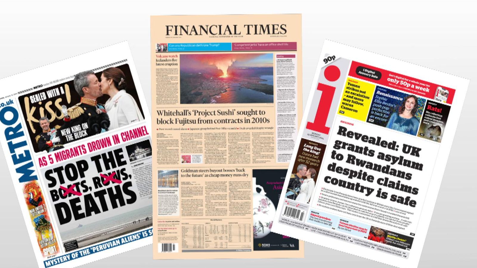 Monday's newspaper front pages | UK News | Sky News